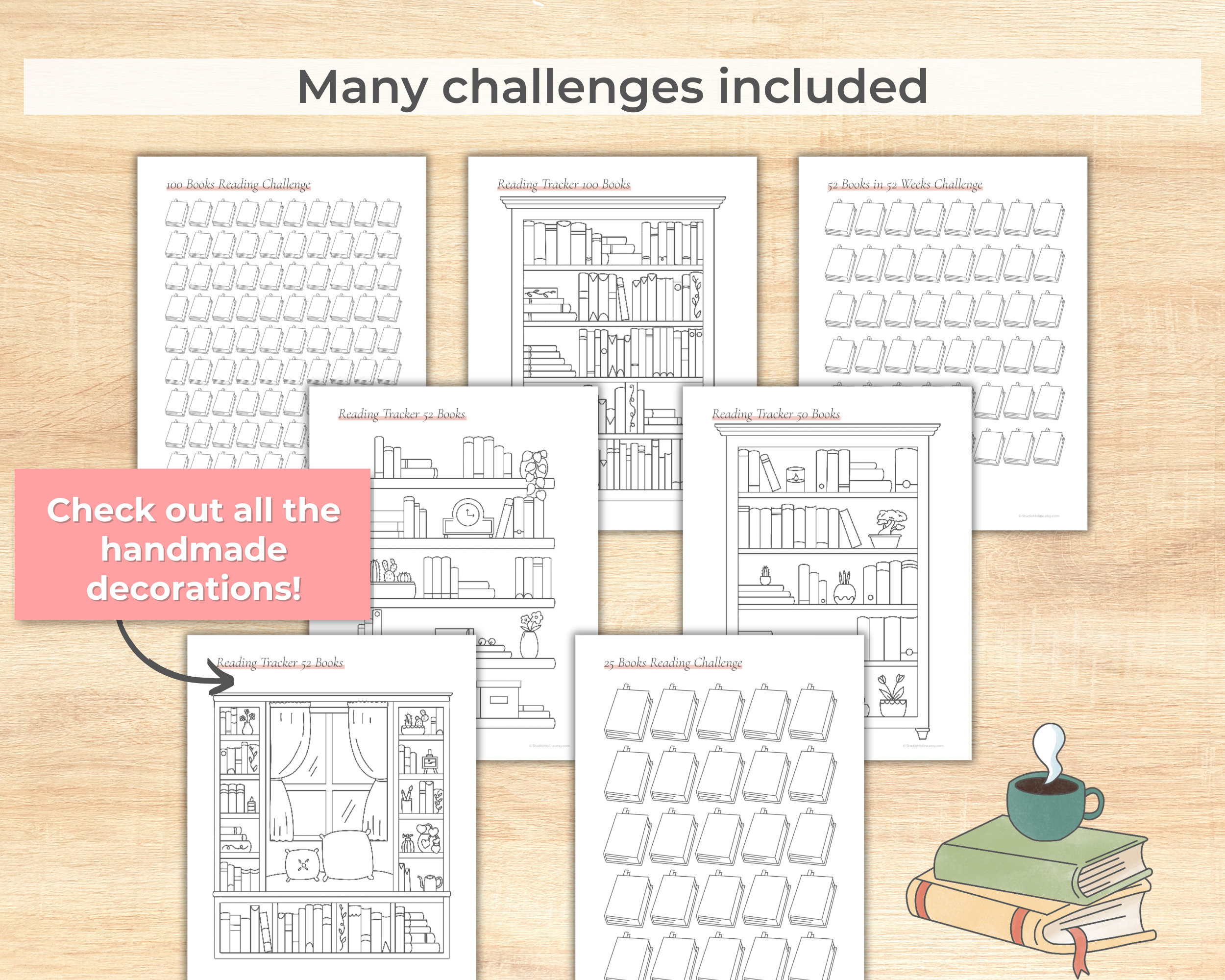 One Note Reading Journal, Onenote Template Reading Planner, Digital ...