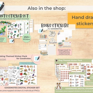 Goodnotes Stickers, Digital Sticker Pack With 1800+ Fall Stickers ...