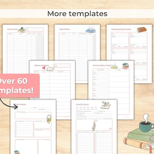 One Note Reading Journal, Onenote Template Reading Planner, Digital ...