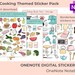 Recipe Planner Digital Stickers, One Note Planner Stickers, Digital ...