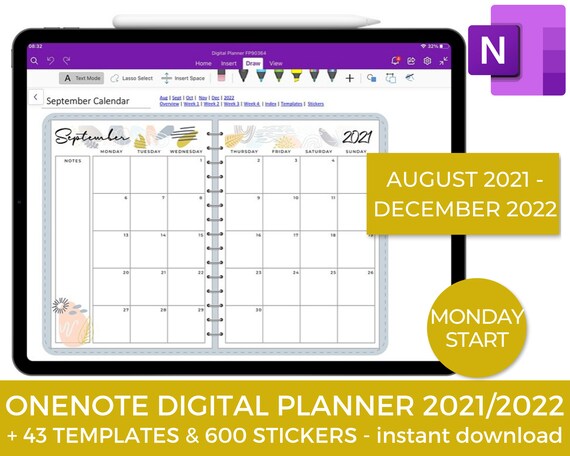 Paper Calendars & Planners Fun Digital Planner for iPad |Monthly ...