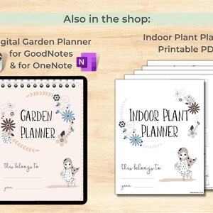 Garden Planner, Garden Journal, Garden Calendar, Garden Printable ...