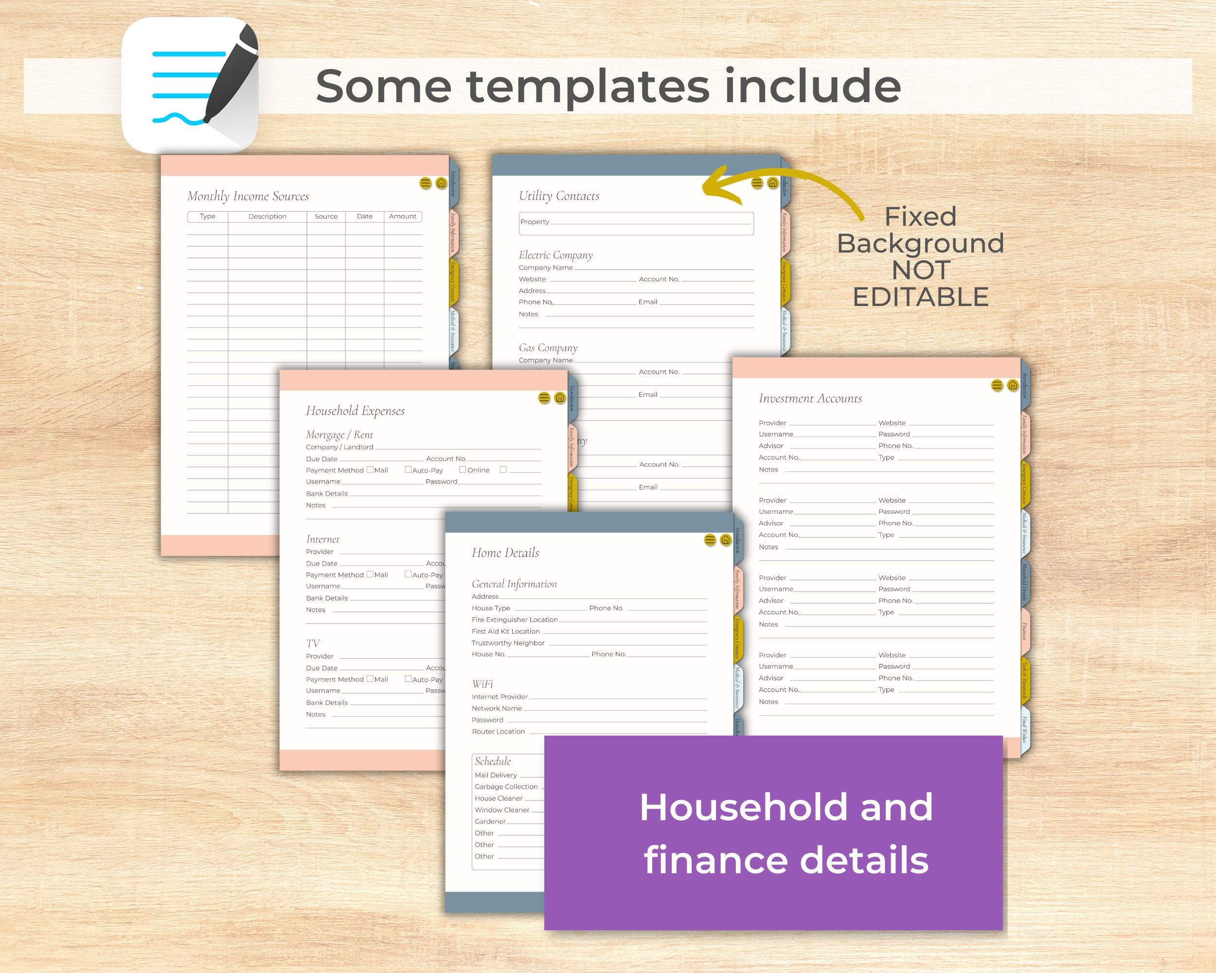 Goodnotes Emergency Binder, What If Binder Goodnotes Template, End of ...