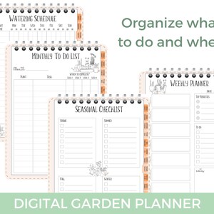Digital Garden Planner, Goodnotes, Digital Planner, Garden Journal ...