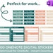 Onenote Digital Stickers, One Note Planner Stickers, Precropped ...