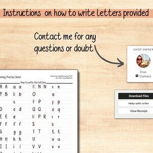 Handwriting Practice Sheets to Practice Calligraphy and Neat ...