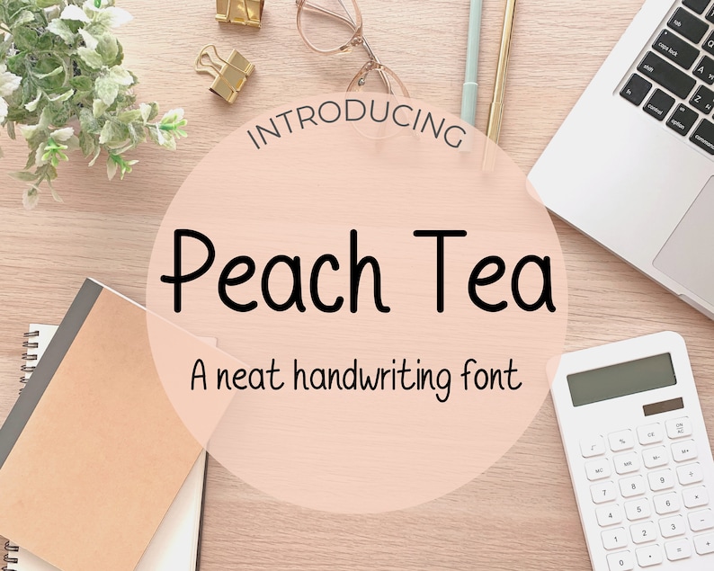 Neat Handwriting Font Handwritten Font for Note Taking - Etsy
