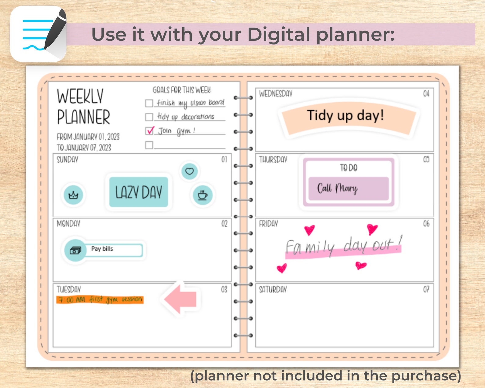Goodnotes Stickers, Digital Sticker Pack With 1800+ Pastel Stickers ...