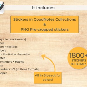 Goodnotes Stickers, Digital Sticker Pack With 1800+ Fall Stickers ...