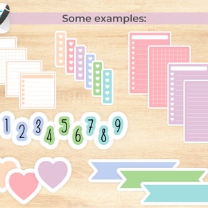 Goodnotes Stickers, Digital Sticker Pack With 1800+ Pastel Stickers ...