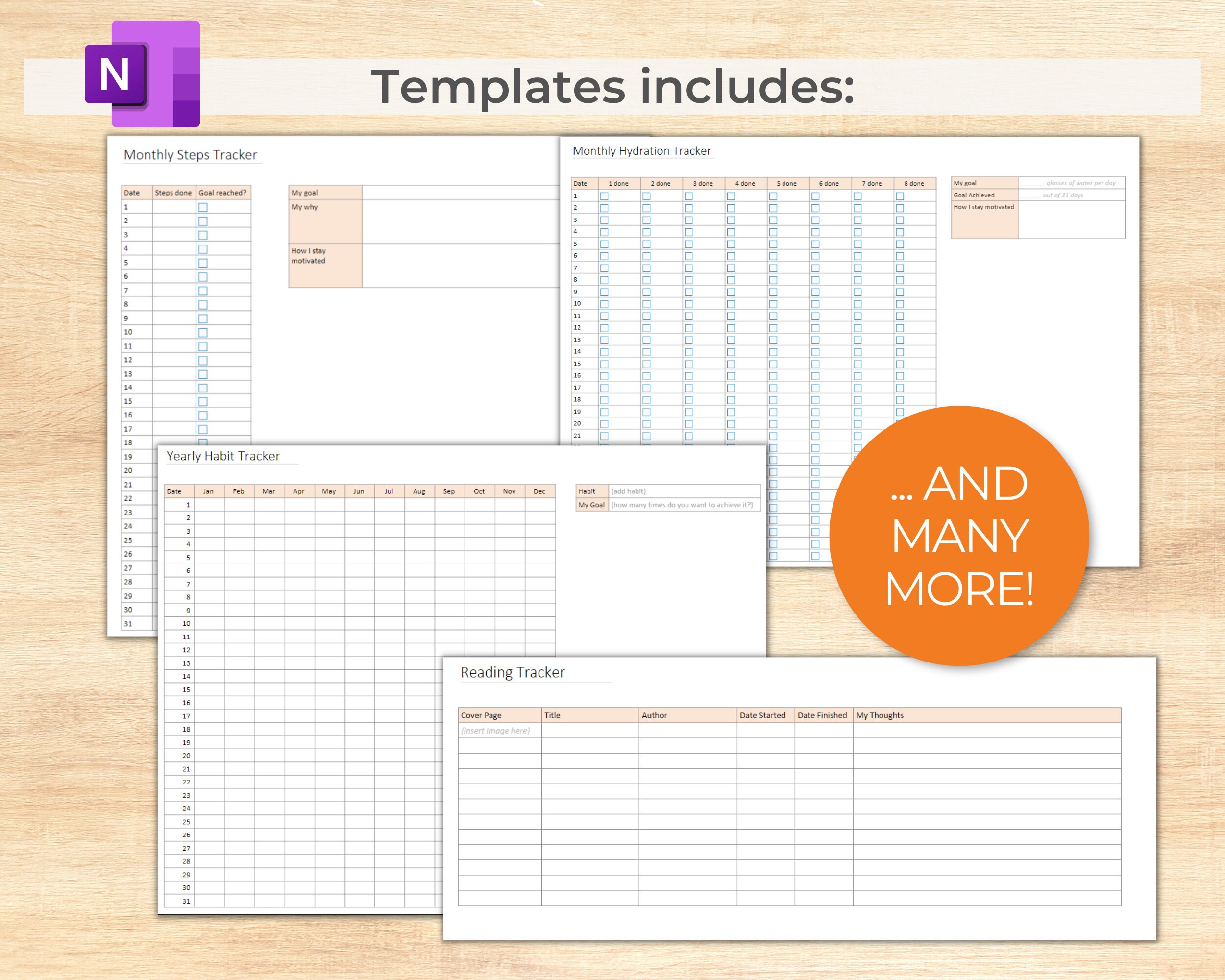 Onenote Planner 2023/2024/2025, Digital Planner, One Note Planner ...