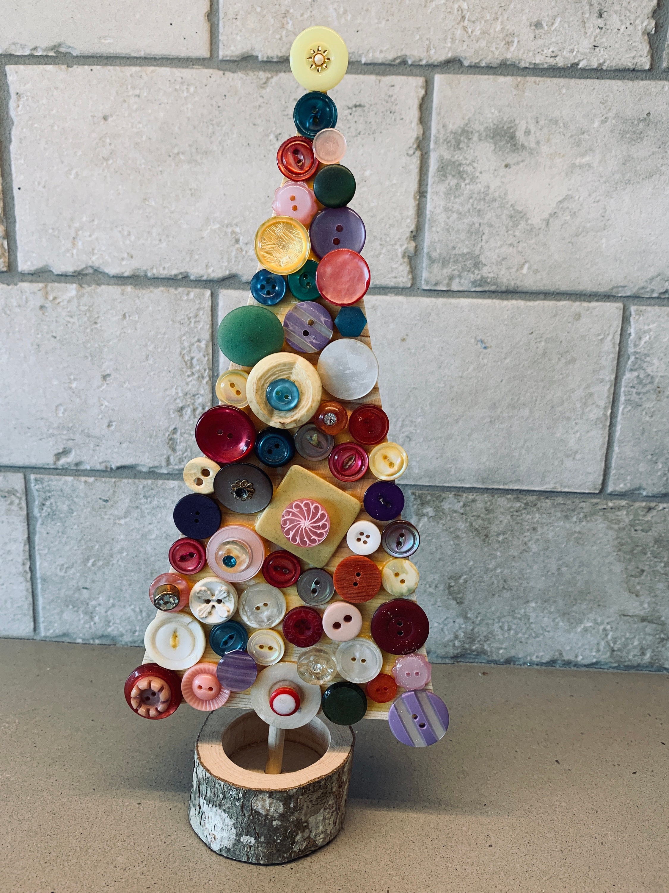 Whimsical Vintage Button Tree - Etsy