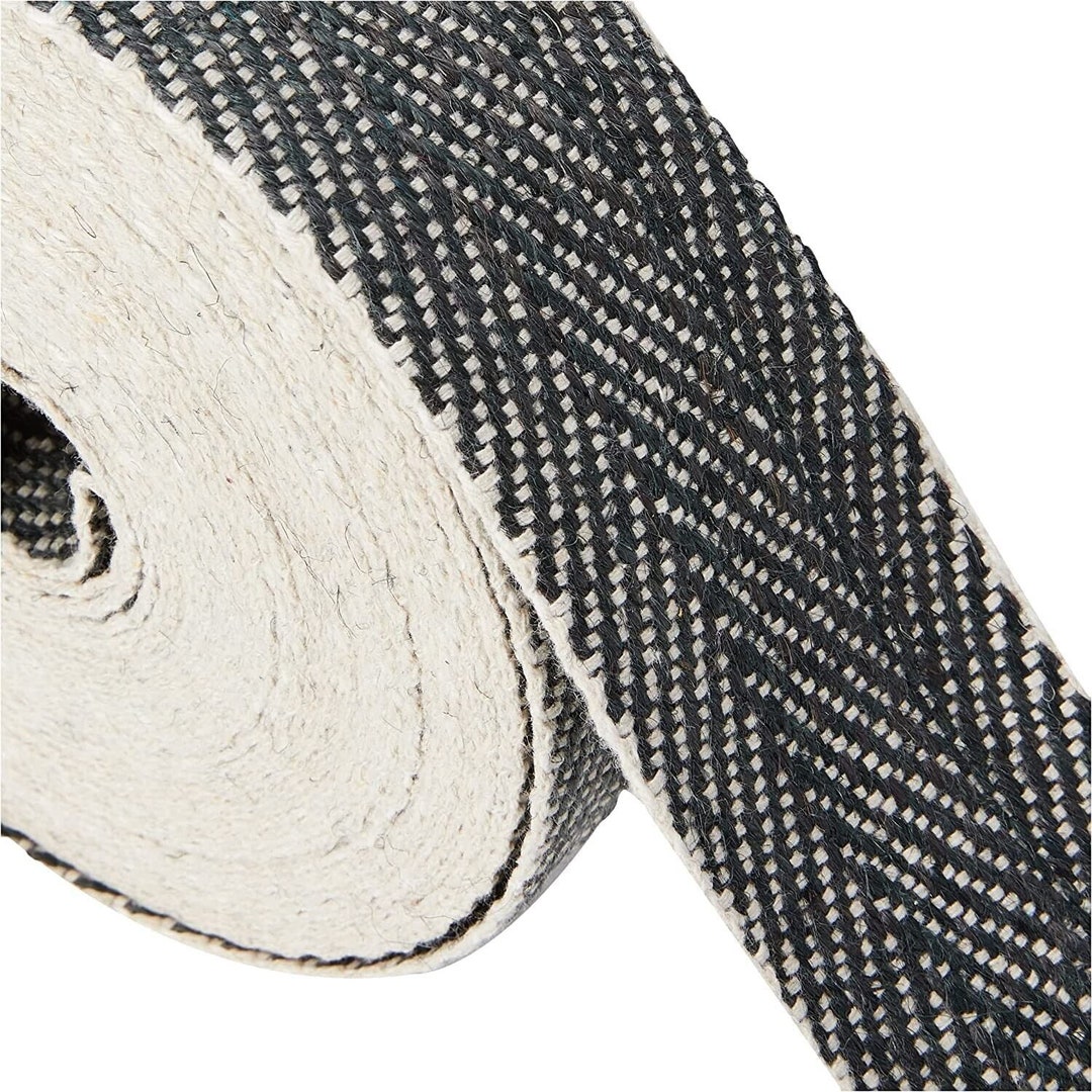 Black and White UPHOLSTERY WEBBING for Seats and Furniture (extra Load ...