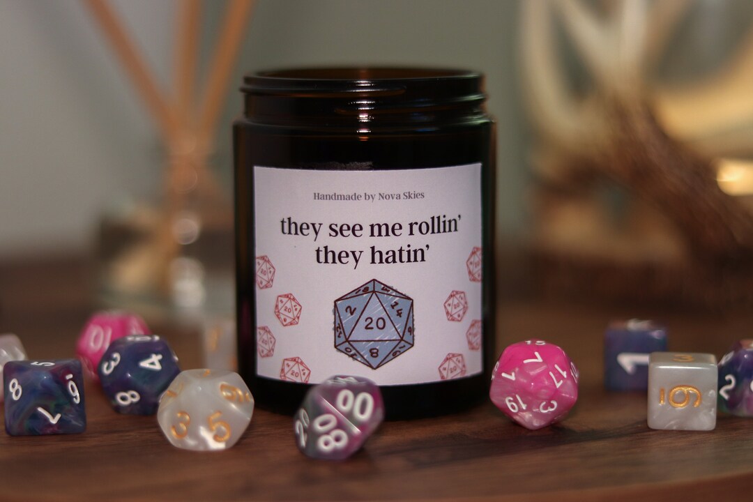 D20 Candle DND Fandom Candle - Etsy