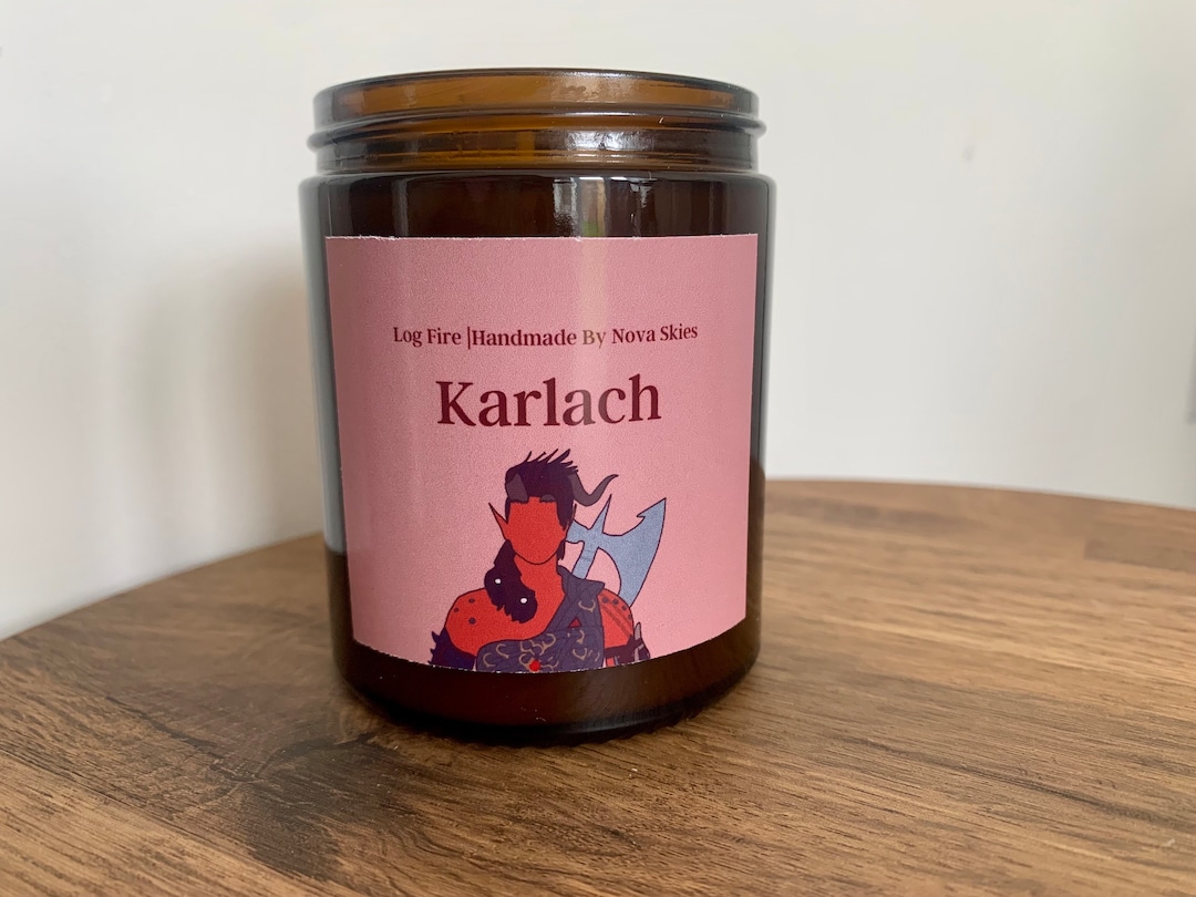 Karlach Candle | DND | Baldurs Gate 3 | Fandom Candle | Christmas Gift ...
