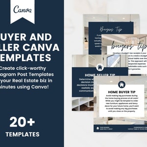 20 Editable Buyer & Seller Tip Templates Canva Instagram - Etsy