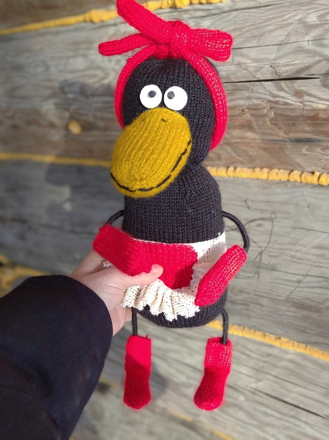 Raven Crochet Pattern Amigurumi Raven Pattern Bird Crochet | Etsy