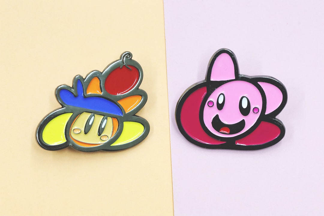Kirby & Waddle Dee Enamel Pin Nintendo Pin Kirby Pin Waddle - Etsy