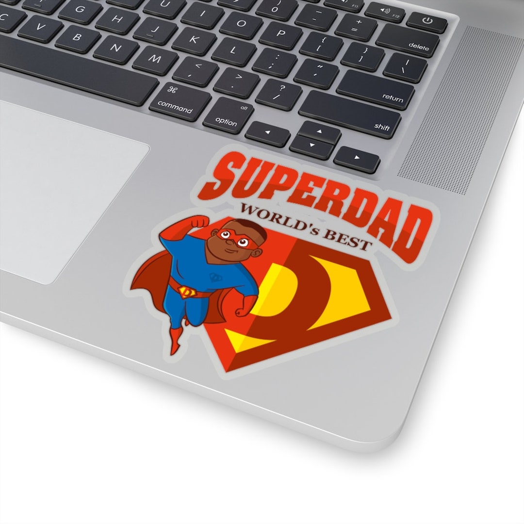 Super Dad Kiss-cut Sticker, Gift for Dad From Kids, Fathers Day Sticker ...