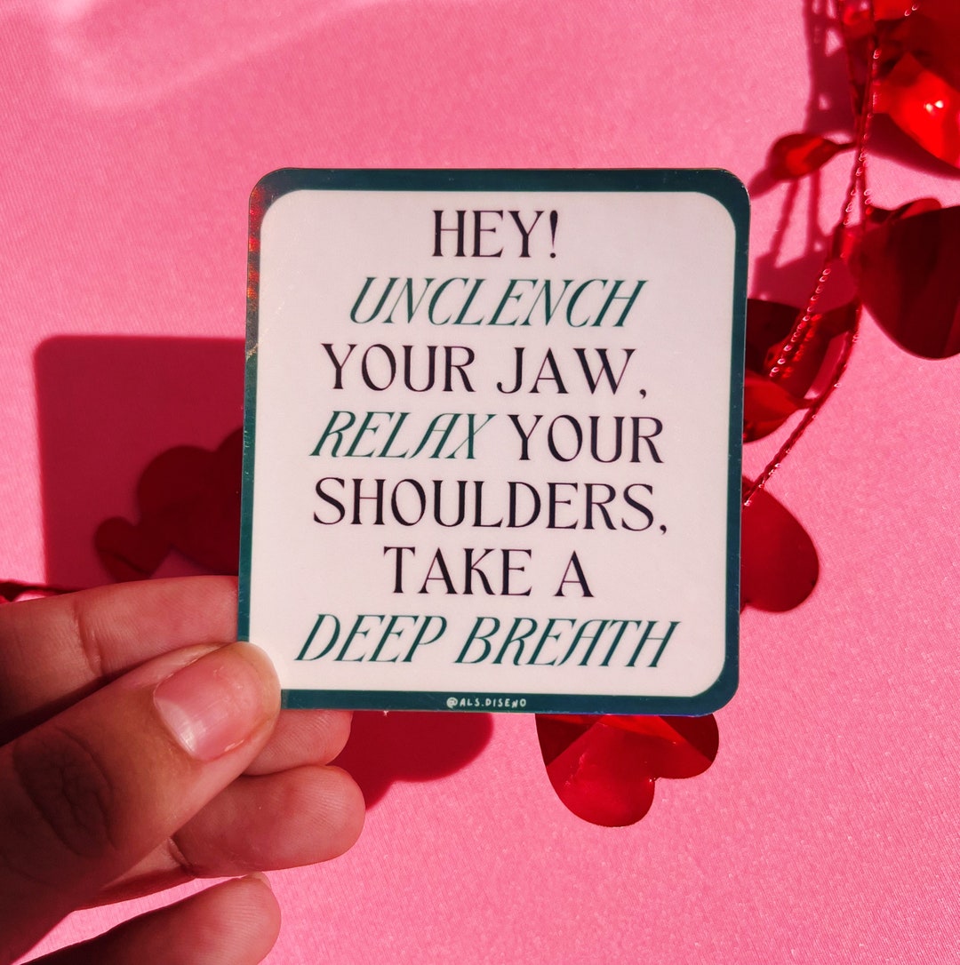 Positive Message Sticker, Take a Deep Breath Sticker, Positive Sticker ...