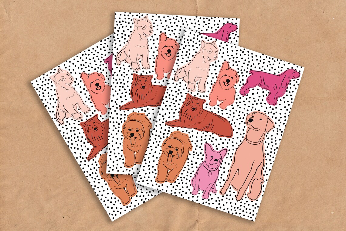 Dog art wall art Dog art print Dog lover gift Dog art | Etsy