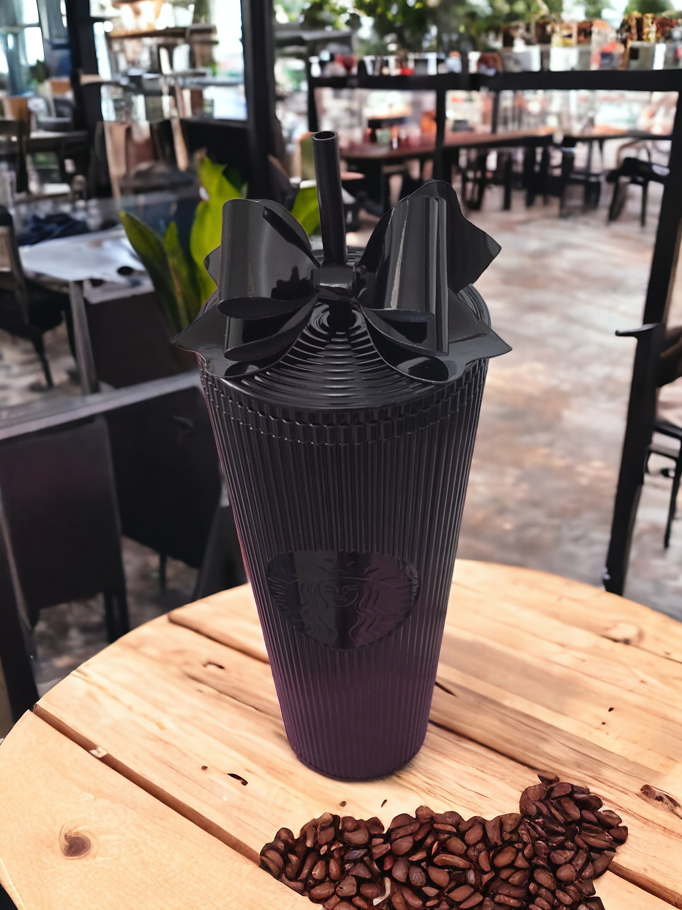 Black Straw Bow Topper - Etsy