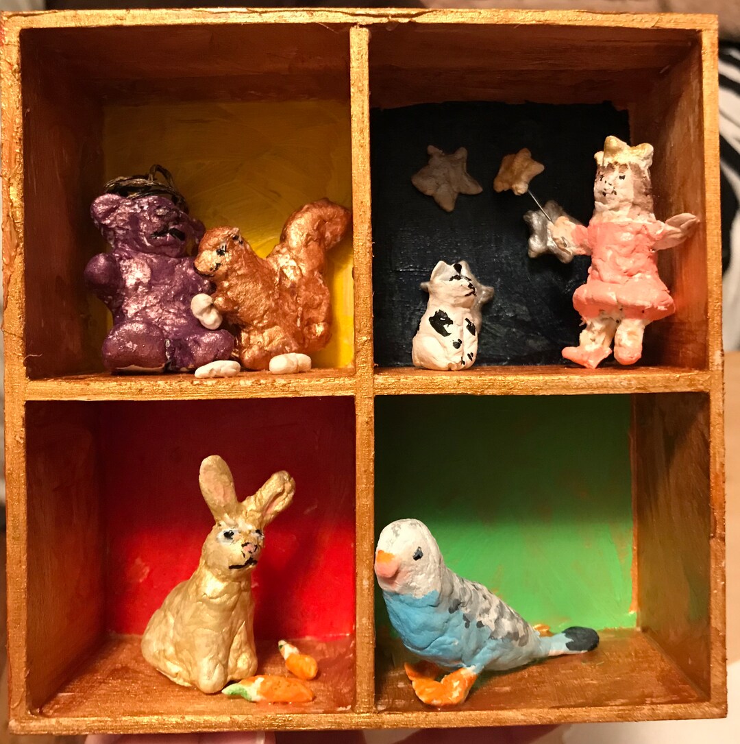 A Magical Journey: Scenes From a Dream Interweaving, Wooden Box With ...