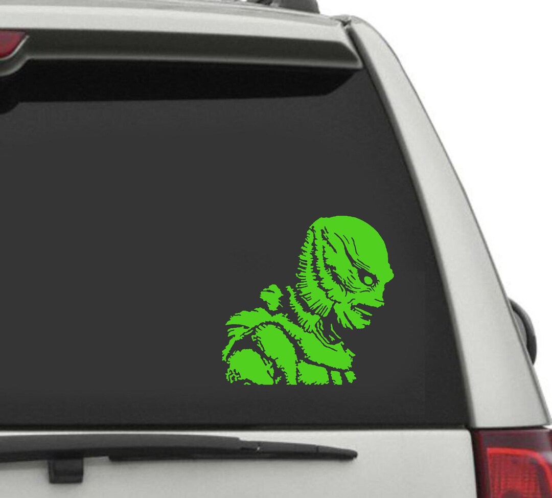 Creature Profile Vinyl Decal - Etsy