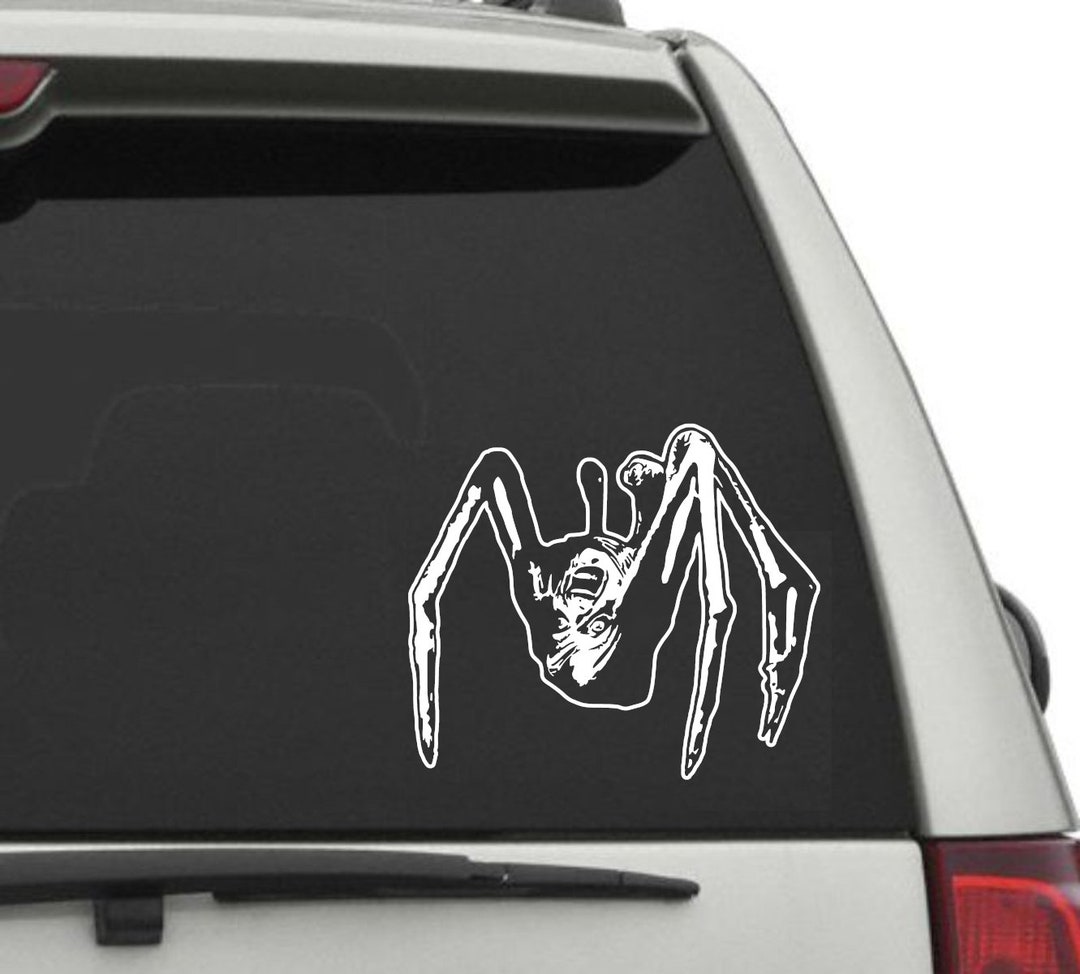Head Spider Vinyl Decal - Etsy