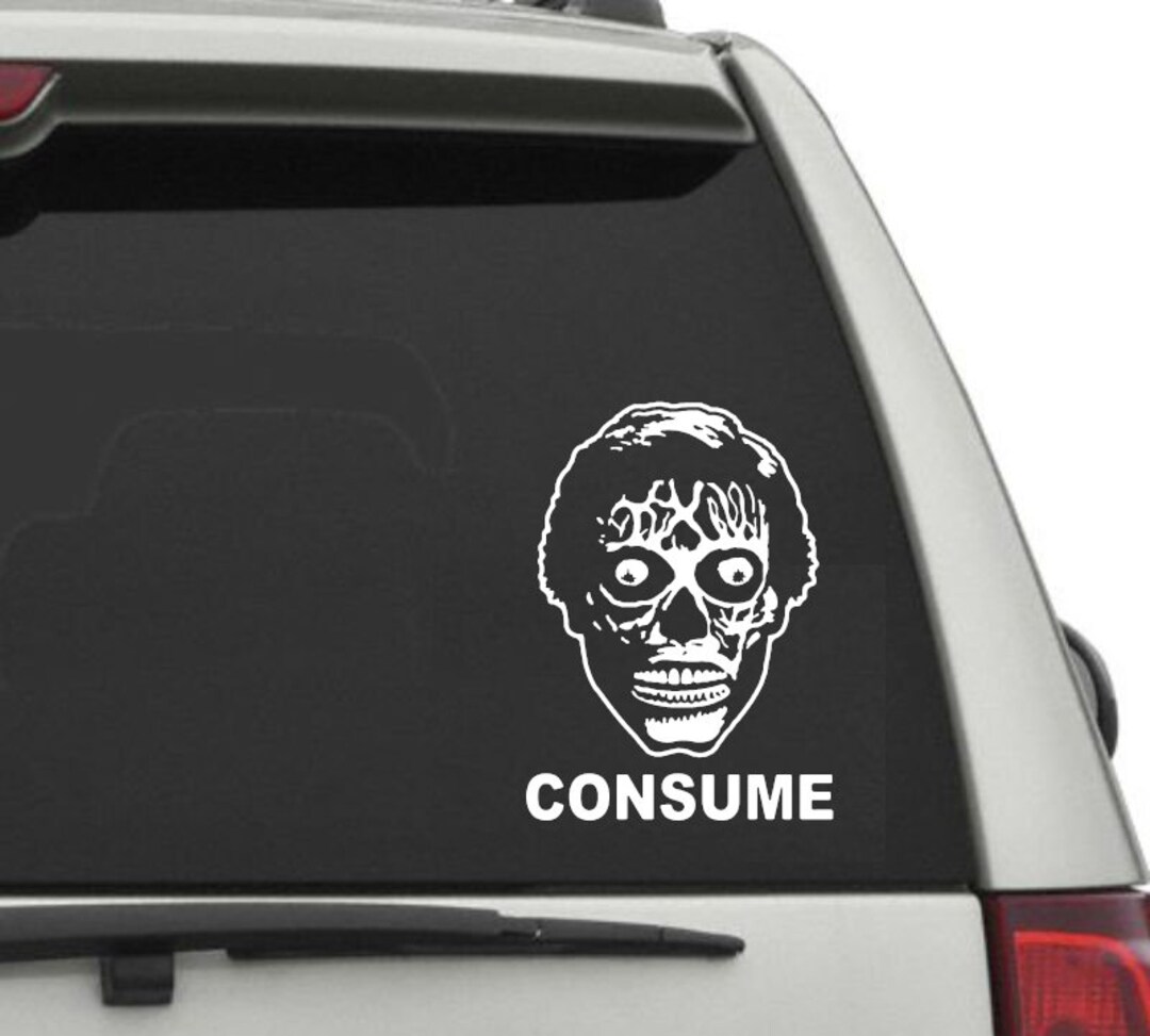 Consume Vinyl Decal - Etsy