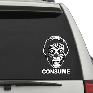 Consume Vinyl Decal - Etsy