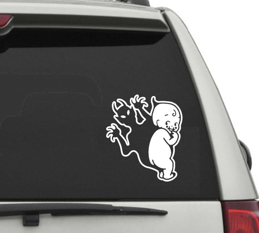 Kewpie Devil Vinyl Decal - Etsy