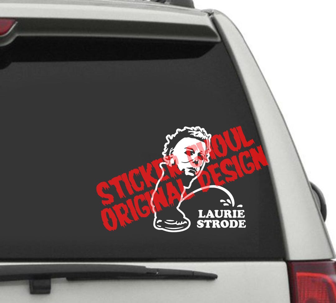 Calvin Shape Vinyl Decal - Etsy