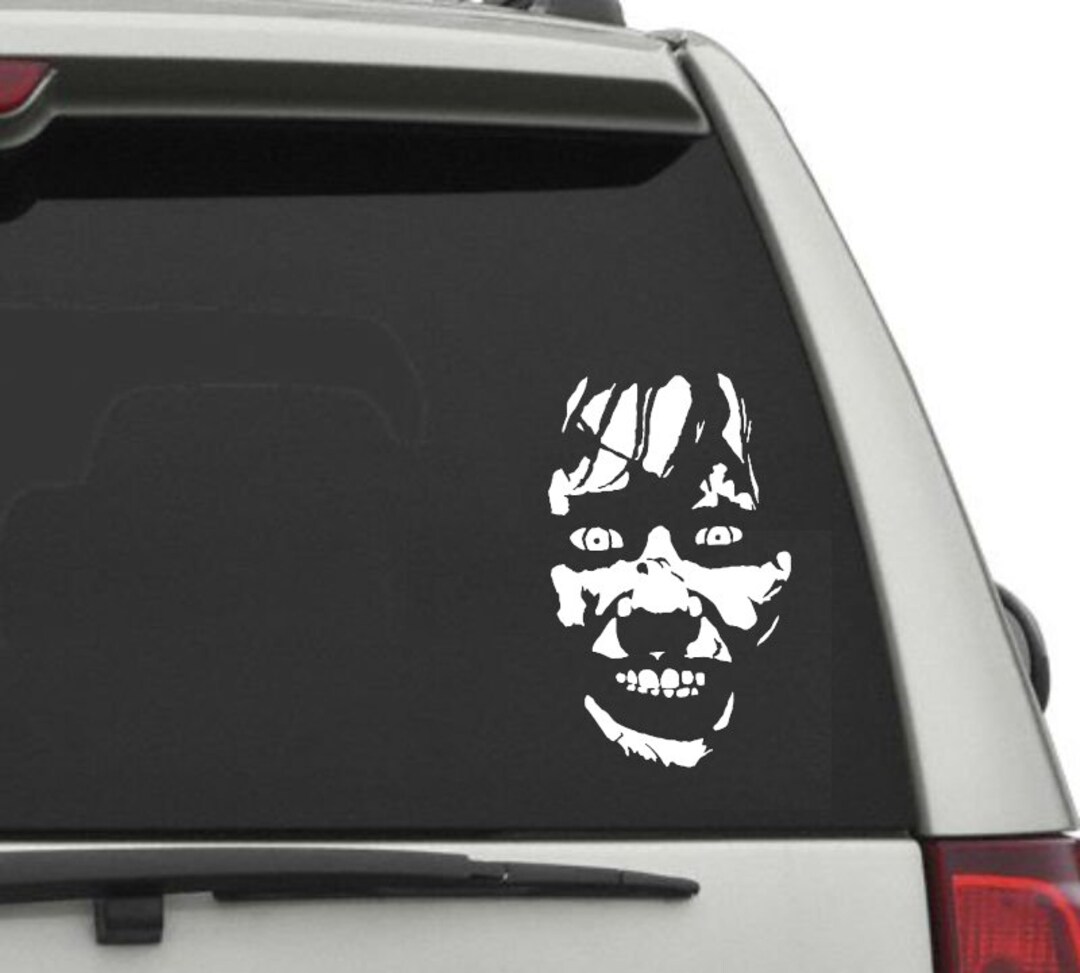 Regan Face Vinyl Decal - Etsy