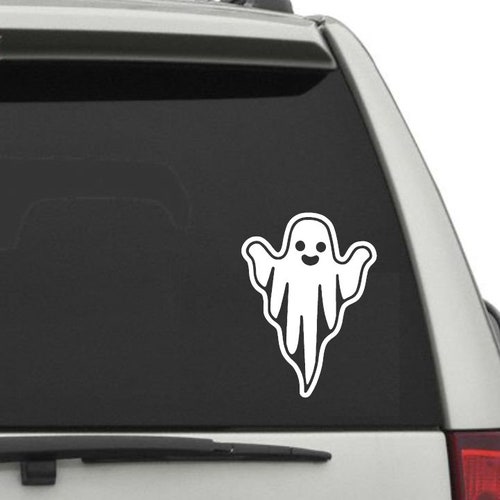 Mini Ghost Sticker Pair Vinyl Sticker Window Decal - Etsy
