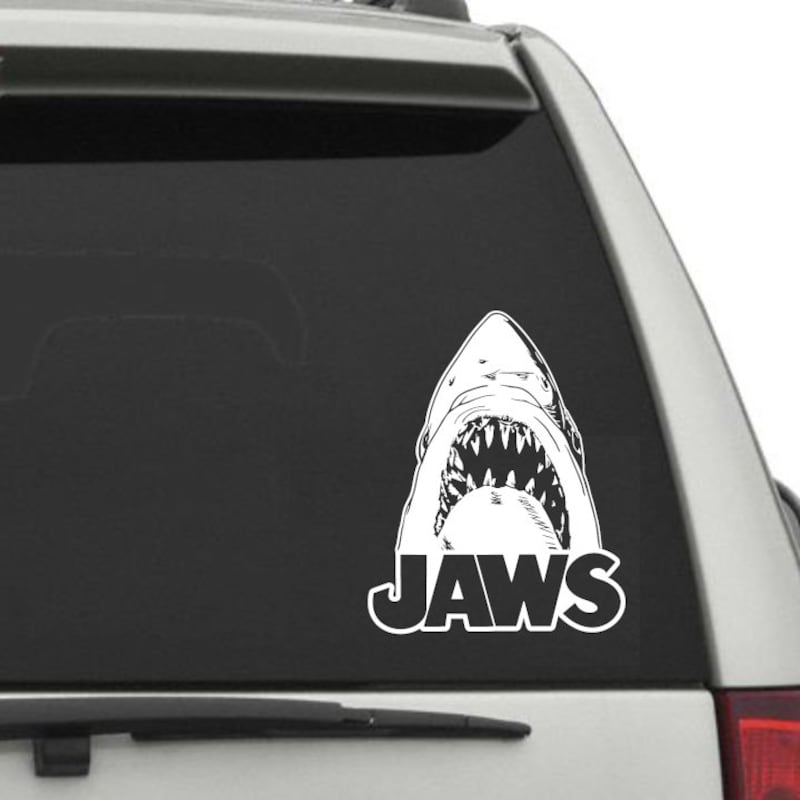 Jaws Car Decal - Etsy