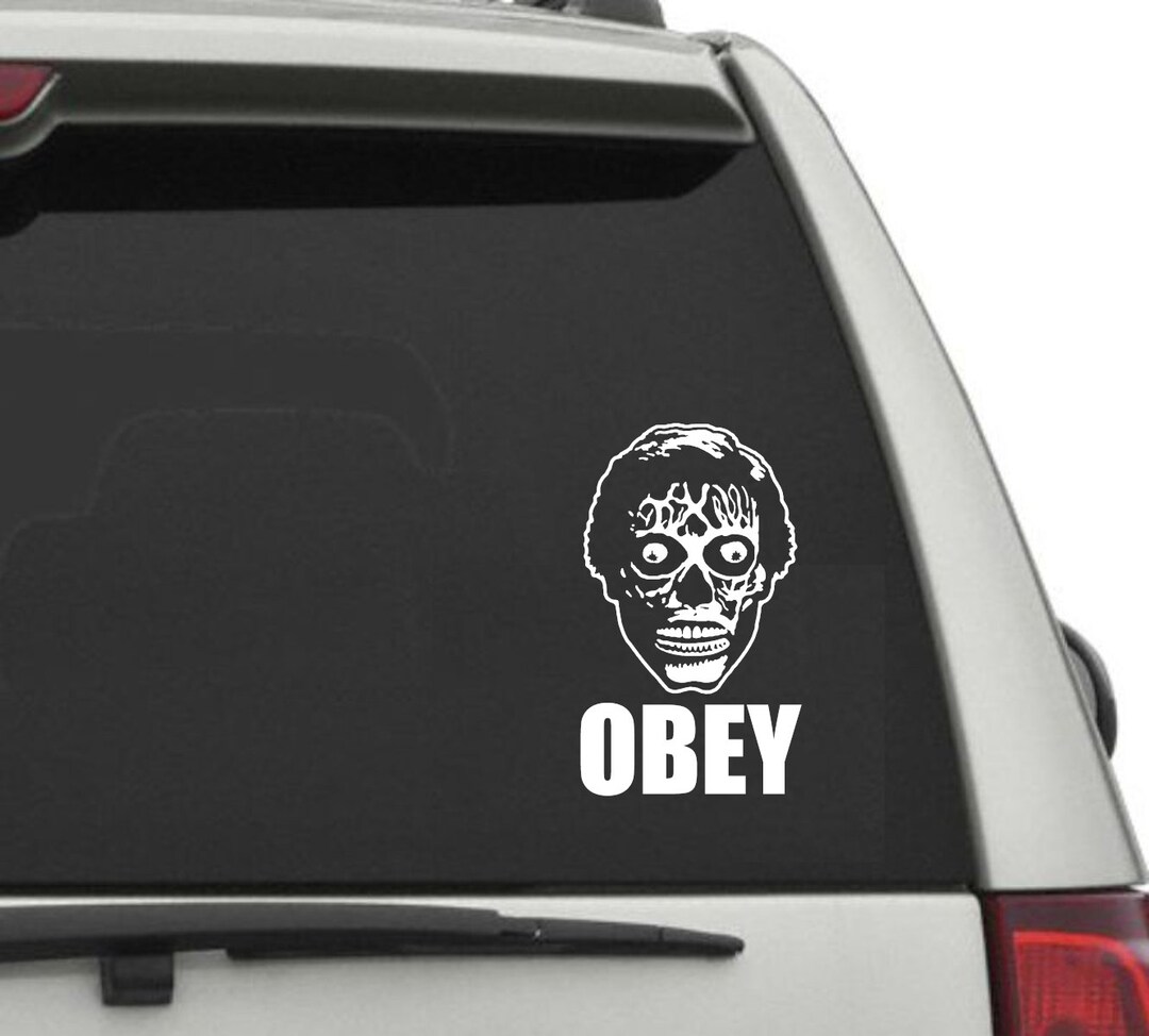 Obey Vinyl Sticker - Etsy