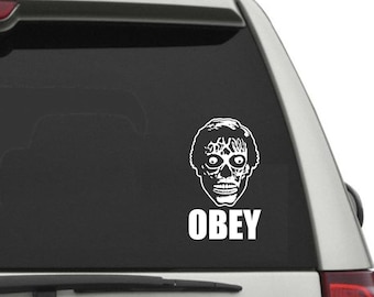 OBEY They Live Vinyl Decal Sticker-multi Colors - Etsy