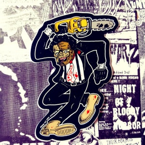 Horror Punk Mashup Sticker 2 Pack - Etsy