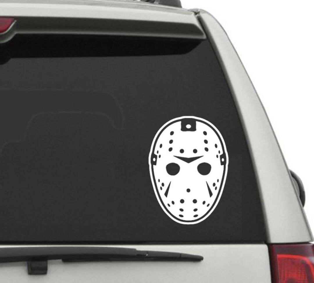 Full Hockey Mask Vinyl Decal - Etsy