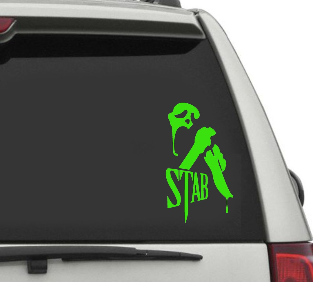 Stab Vinyl Decal - Etsy