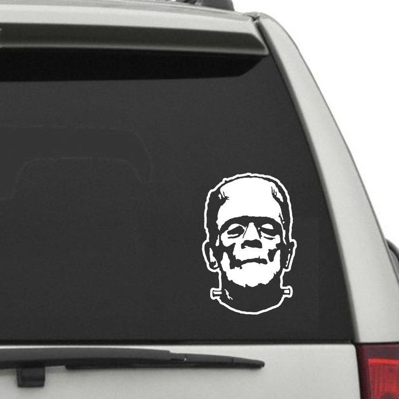 Frankenstein Window Decal - Etsy