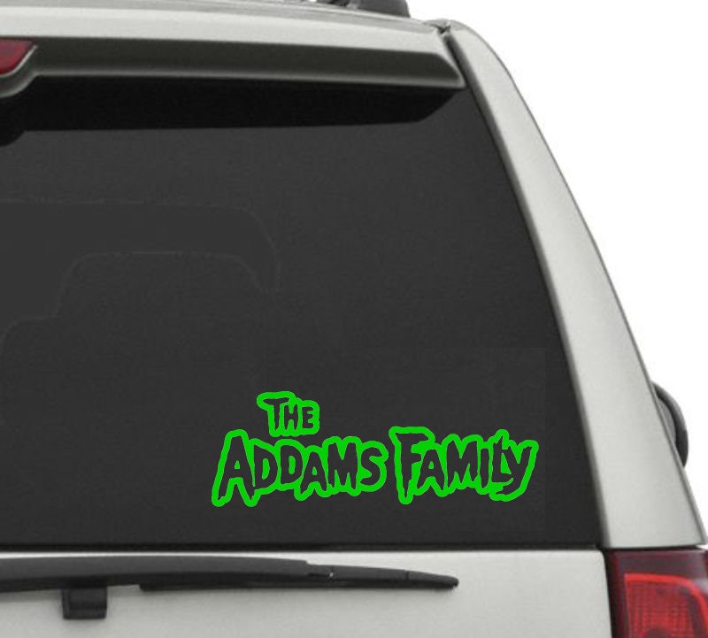 Addams Logo Vinyl Decal - Etsy