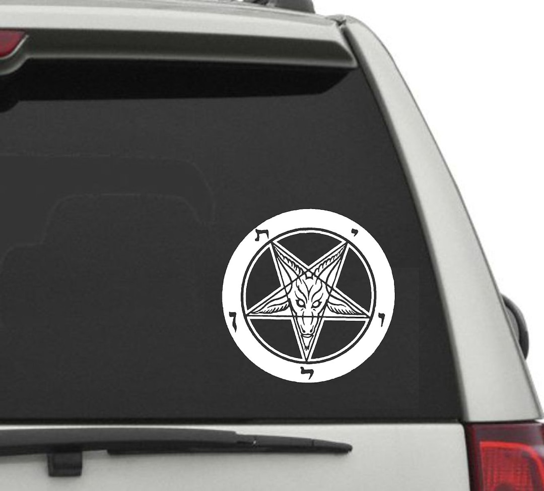Baphomet Sigil Vinyl Decal - Etsy