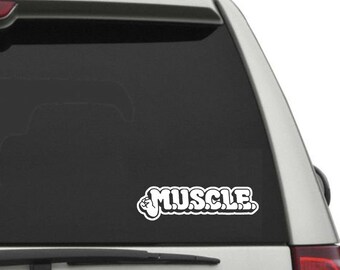 Muscle Sticker - Etsy