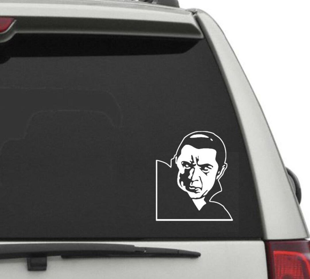 Dracula Vinyl Decal - Etsy