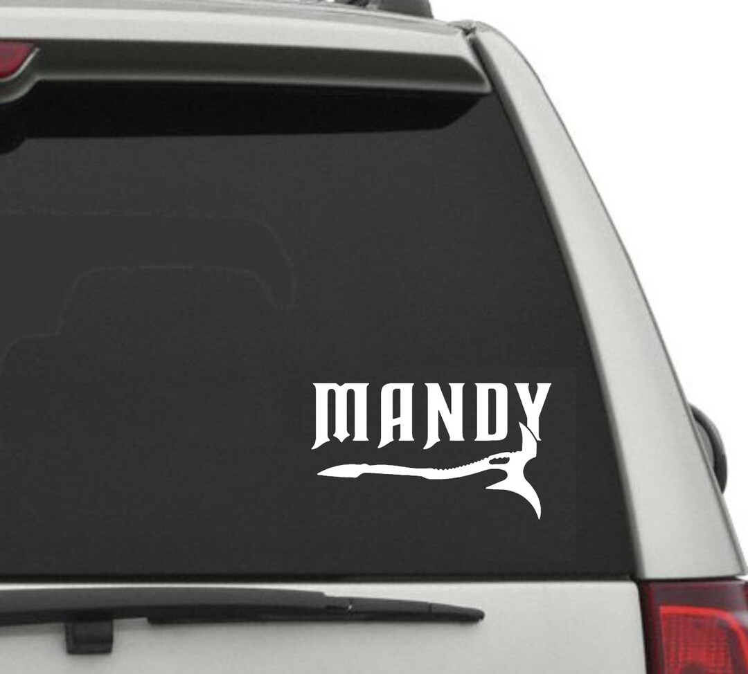 Mandy Logo Vinyl Decal - Etsy