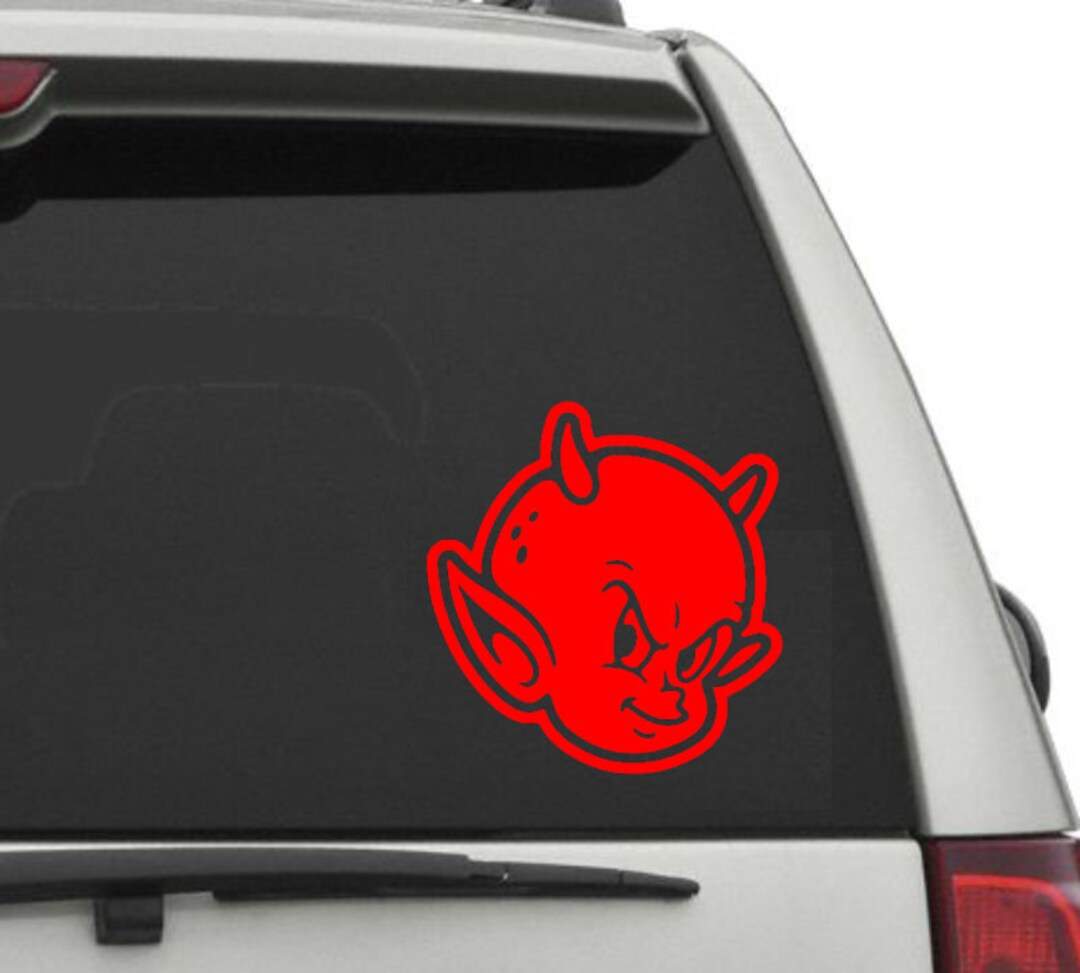Devil Boy Vinyl Decal - Etsy
