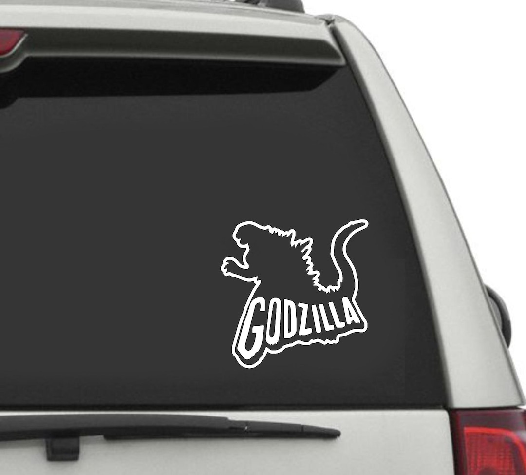 Godzilla Vinyl Decal - Etsy