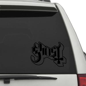 Ghost Logo Vinyl Decal - Etsy